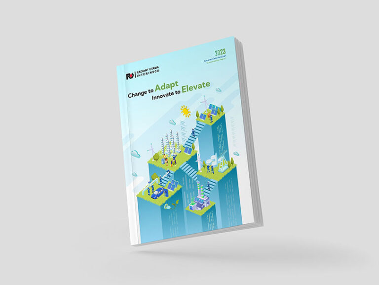 Radiant Utama Interinsco - Sustainability Report 2023 - Artmosphere
